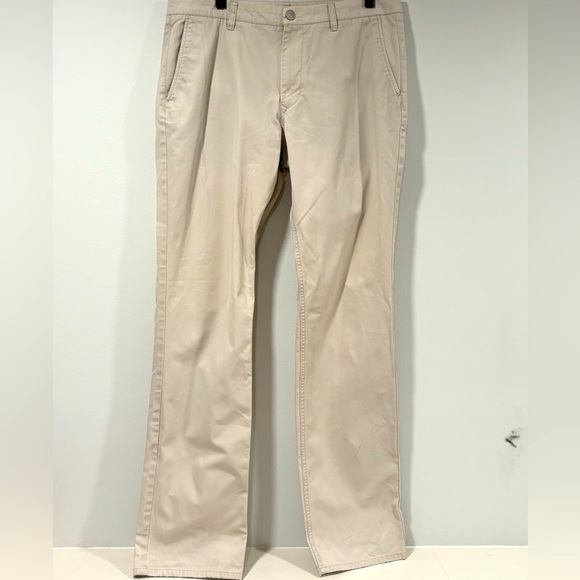 Bonobos | Pants | Bonobos Mens Straight Fit Stone Washed Chinos Khaki ...
